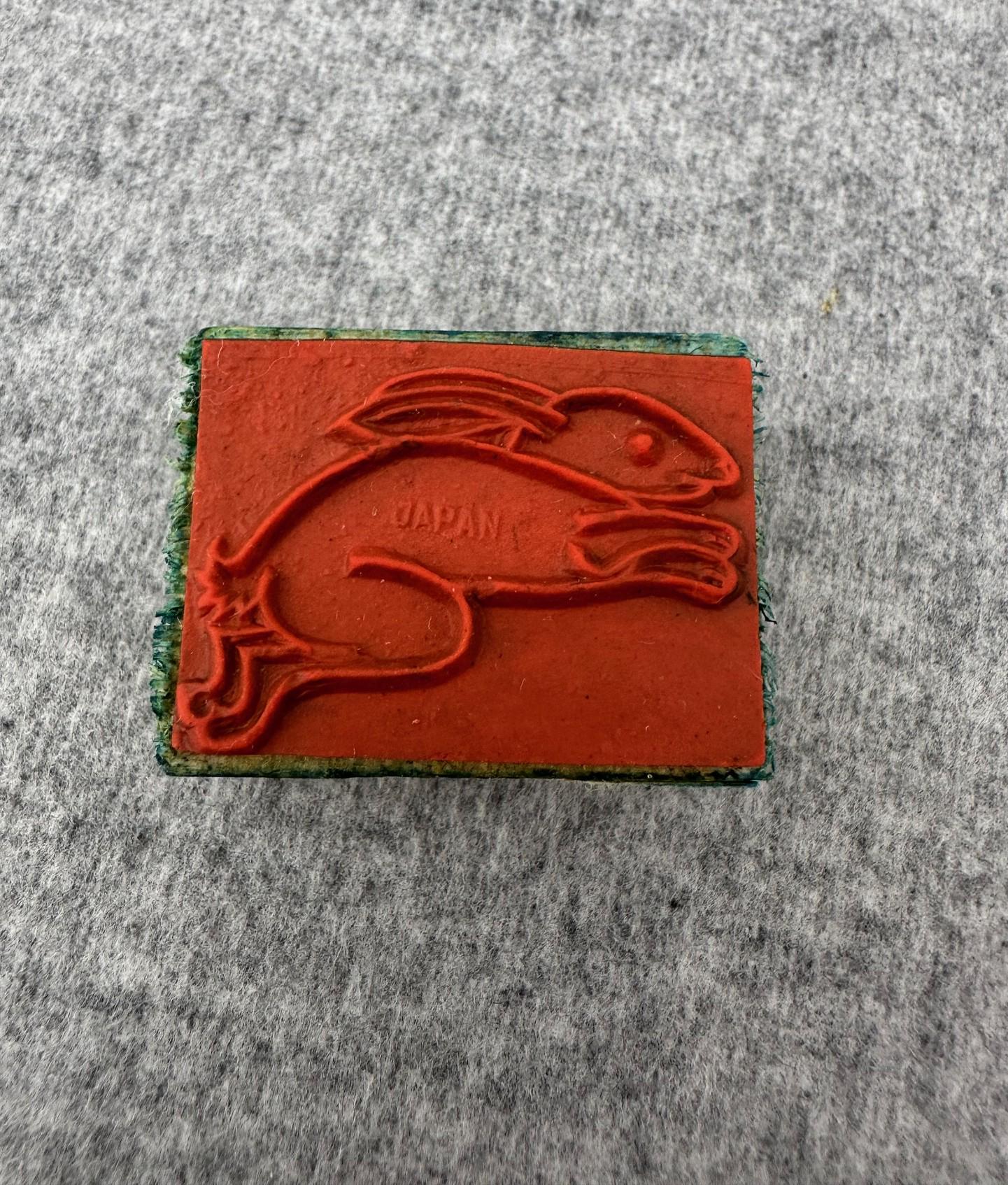 Vintage Animal Rubber Stamp: Fox, Horse, Seal, Rabbit, Elephant ...