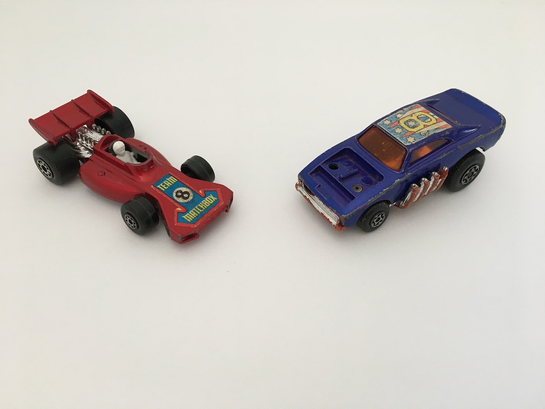 Vintage 1970s Matchbox Superfast Race Cars: Team Matchbox & Pi-eyed ...
