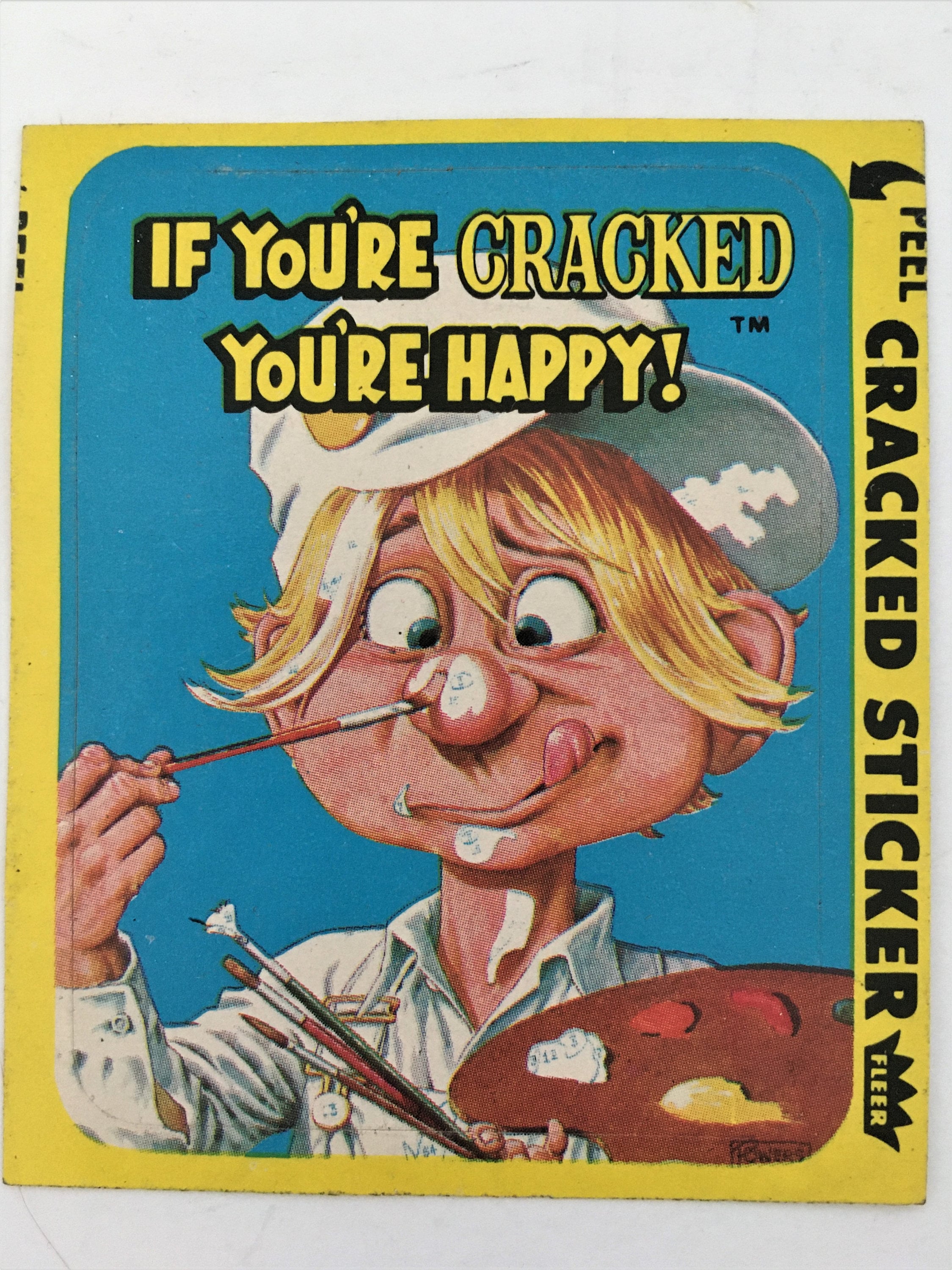 Set of 3-Cracked Magazine Trading Cards/Sticker by Fleer | Etsy