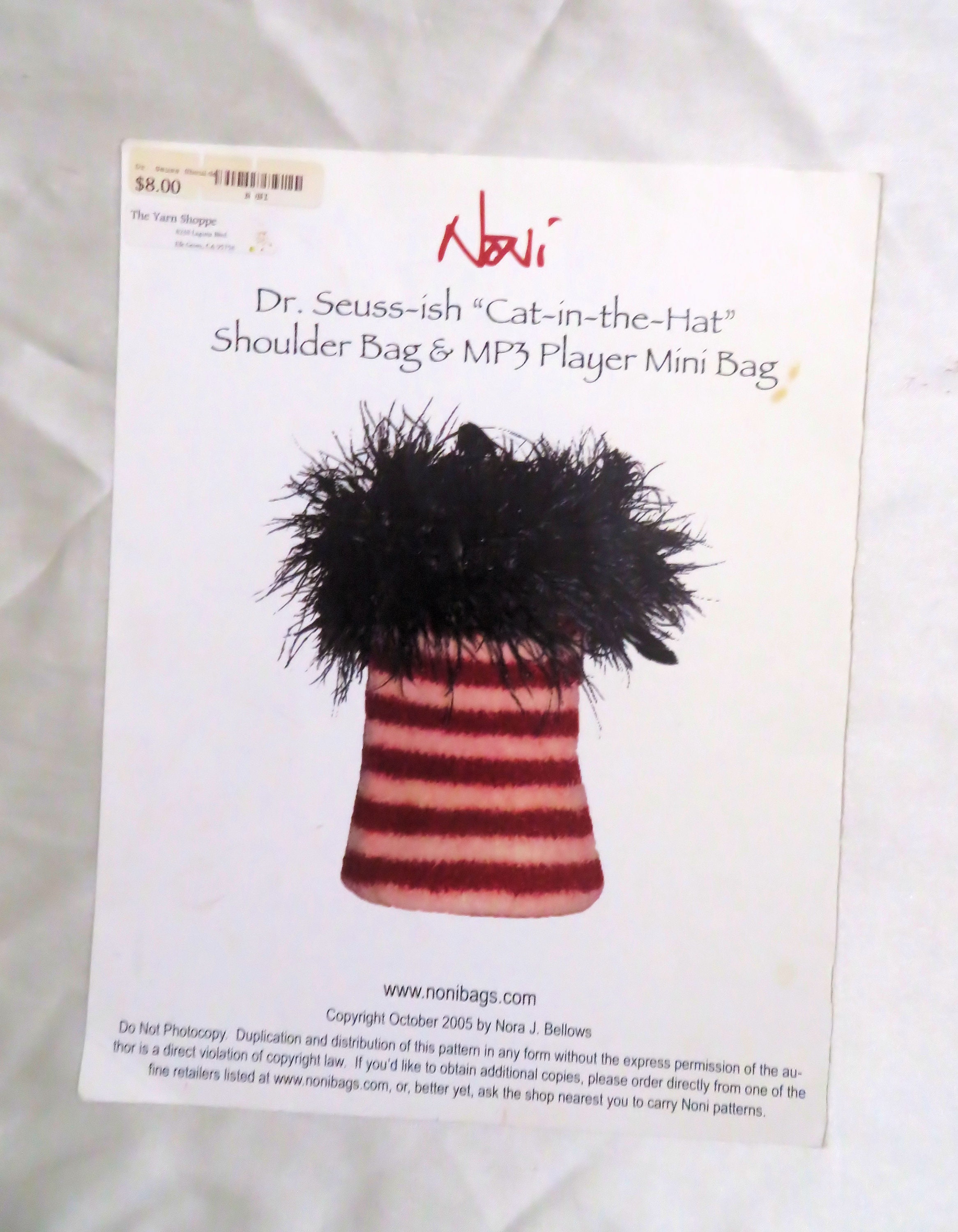 Noni Dr. Seuss-ish Elephant Foot Shoulder Bags & Cell Phone Bags Knit ...