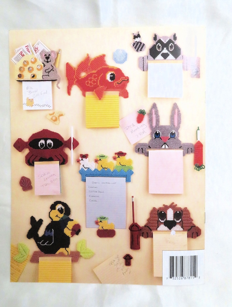 Plastic Canvas Message Holders From Annie's Attic or - Etsy