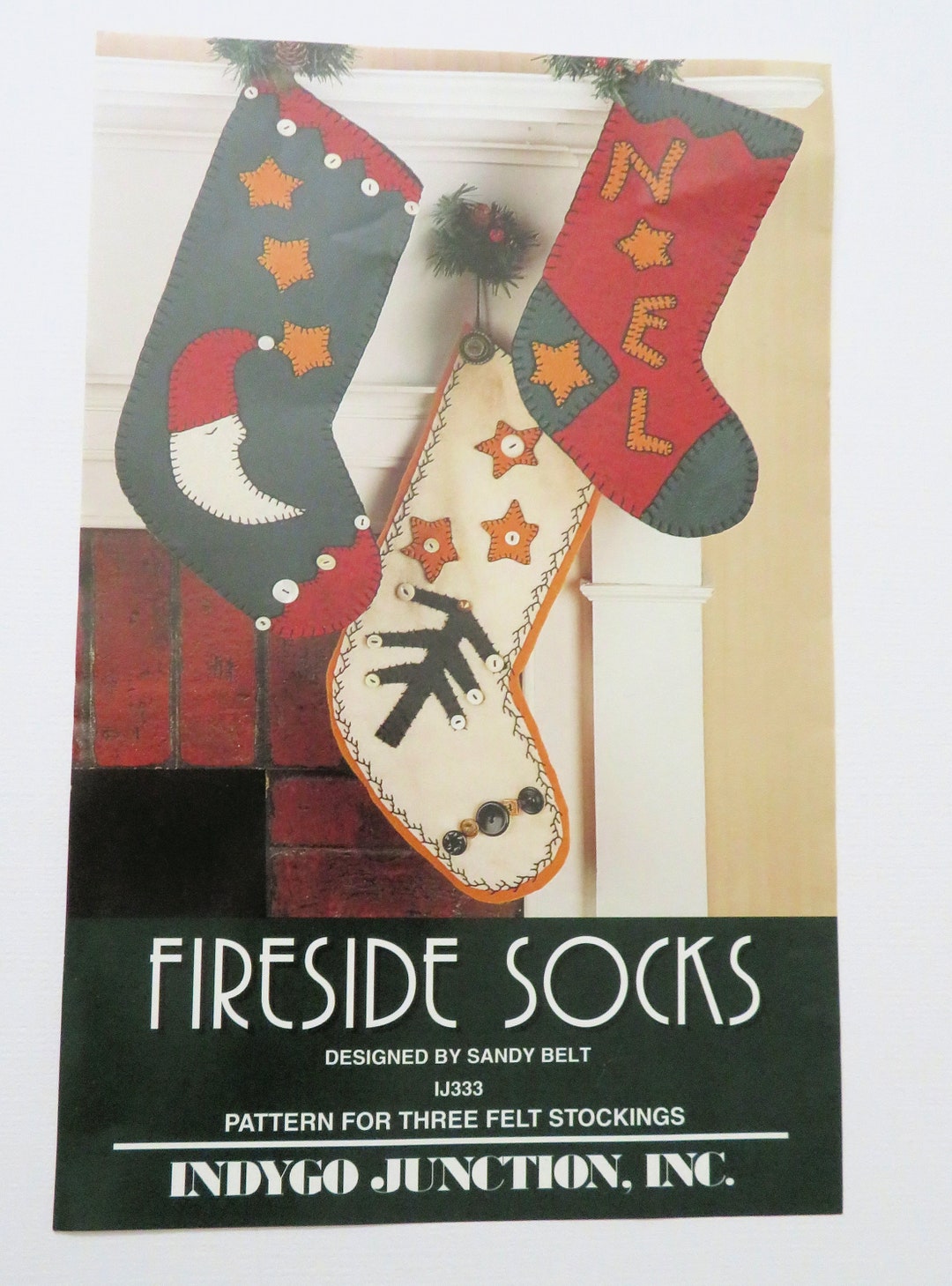 Fireside Socks by Indygo Junction Inc Three Old-fashioned Felt ...