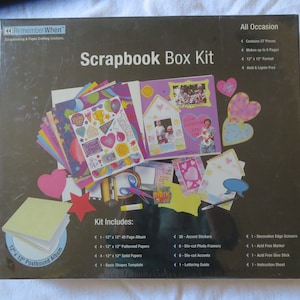 Remember When All Occasion Scrapbook Box Kit Sealed Colorbok ...