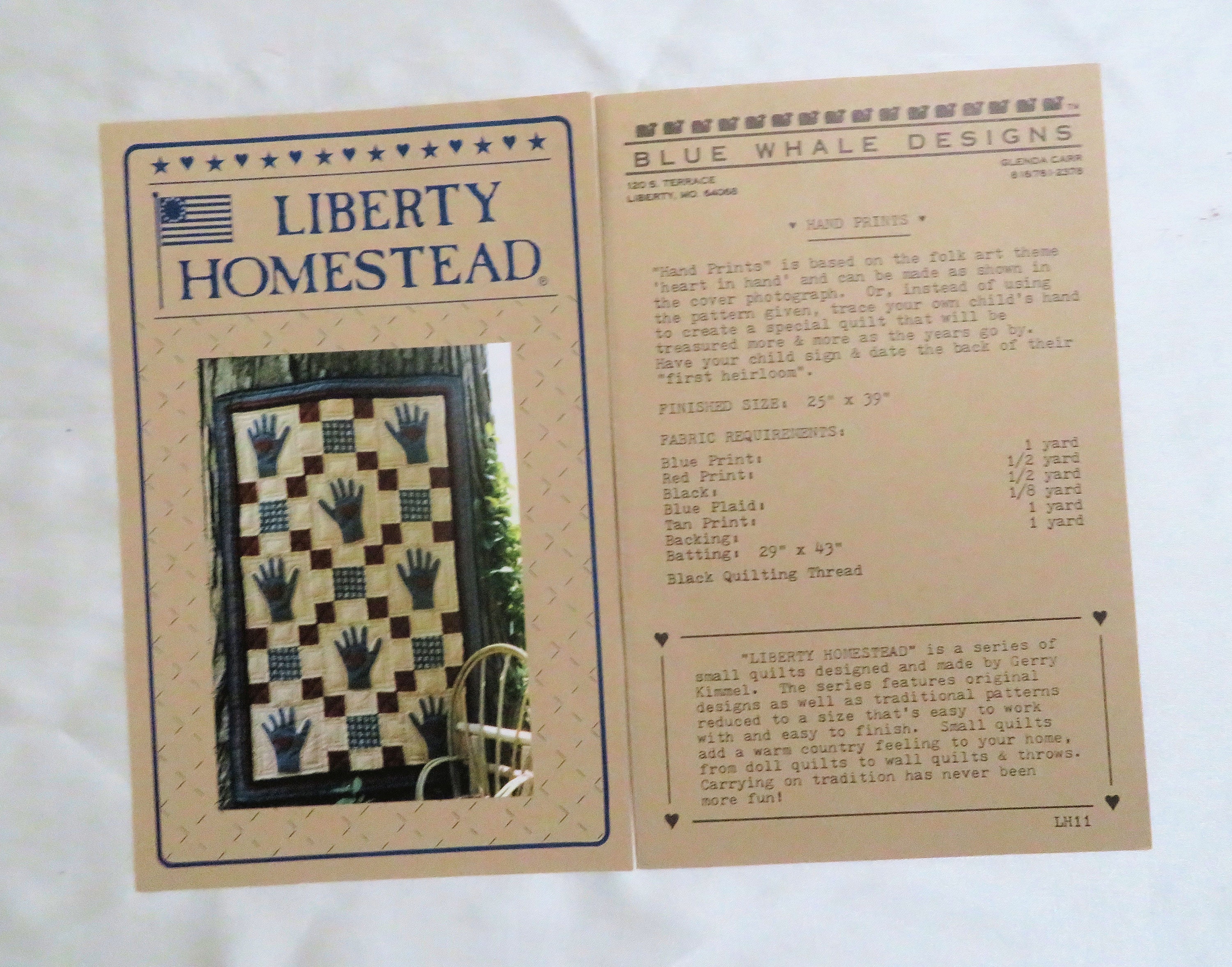 Liberty Homestead Hand Prints 25 X 39 by Blue - Etsy