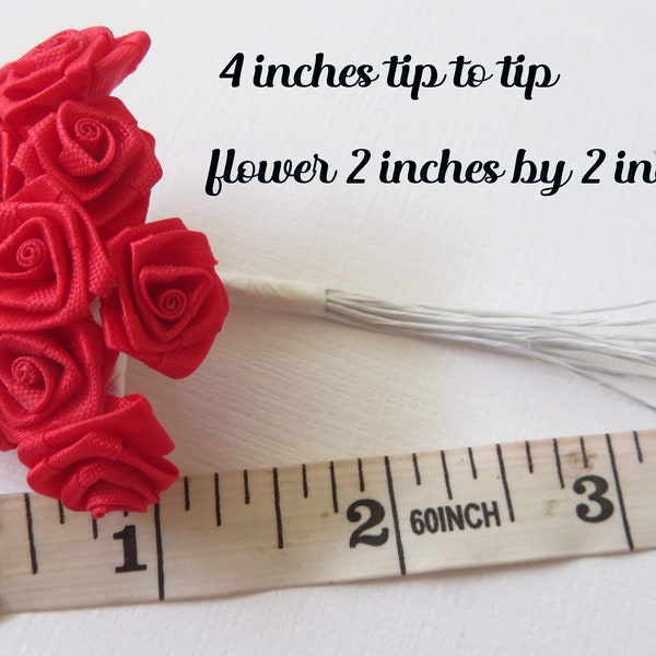 Red Rose Fabric - Etsy