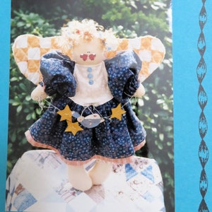 Homespun Friends - Christmas Tyme Angel 16" Tall Primitive Angel Uncut ...