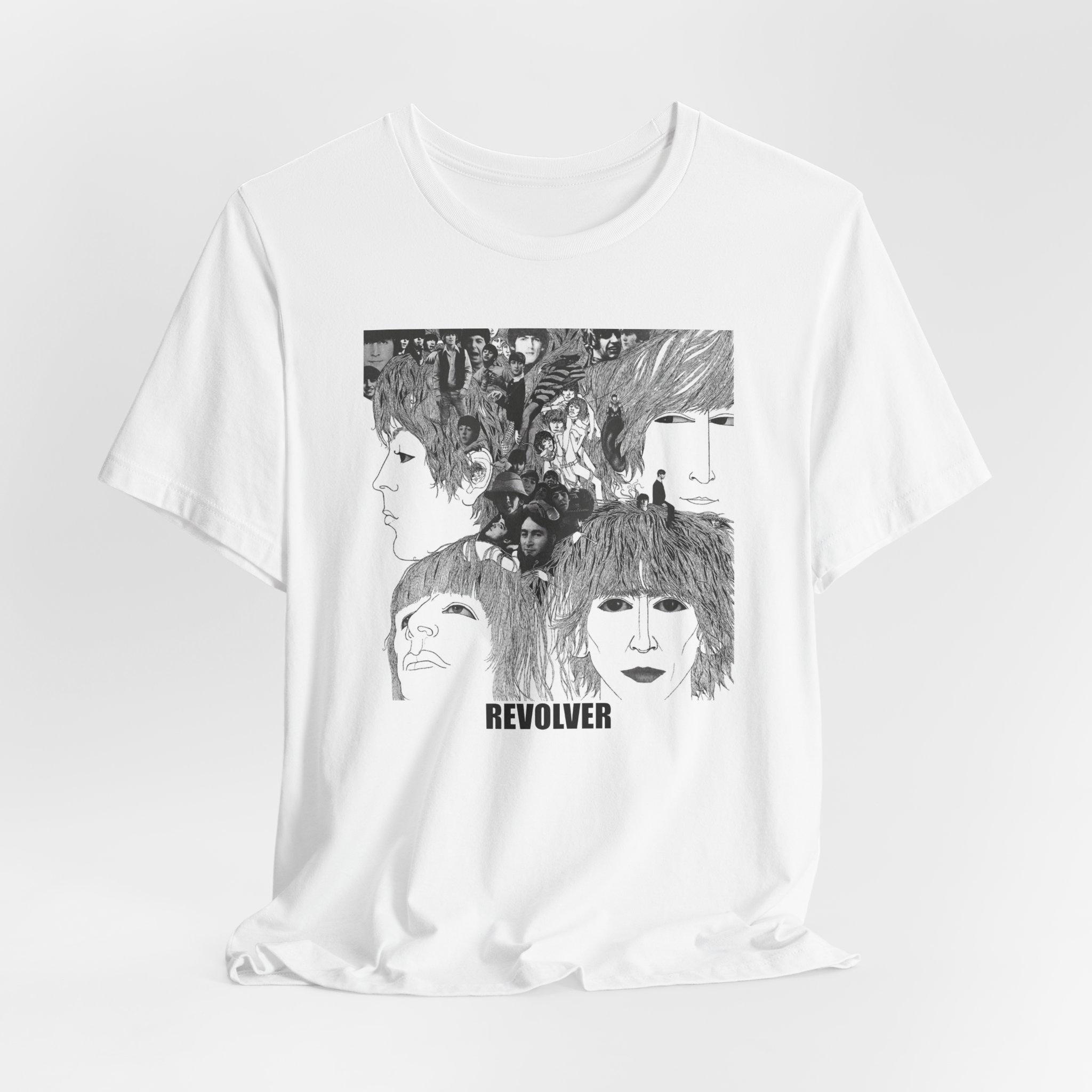 The Beatles Revolver Album Cover Art 1966 Music T Shirt, Band Tee ...