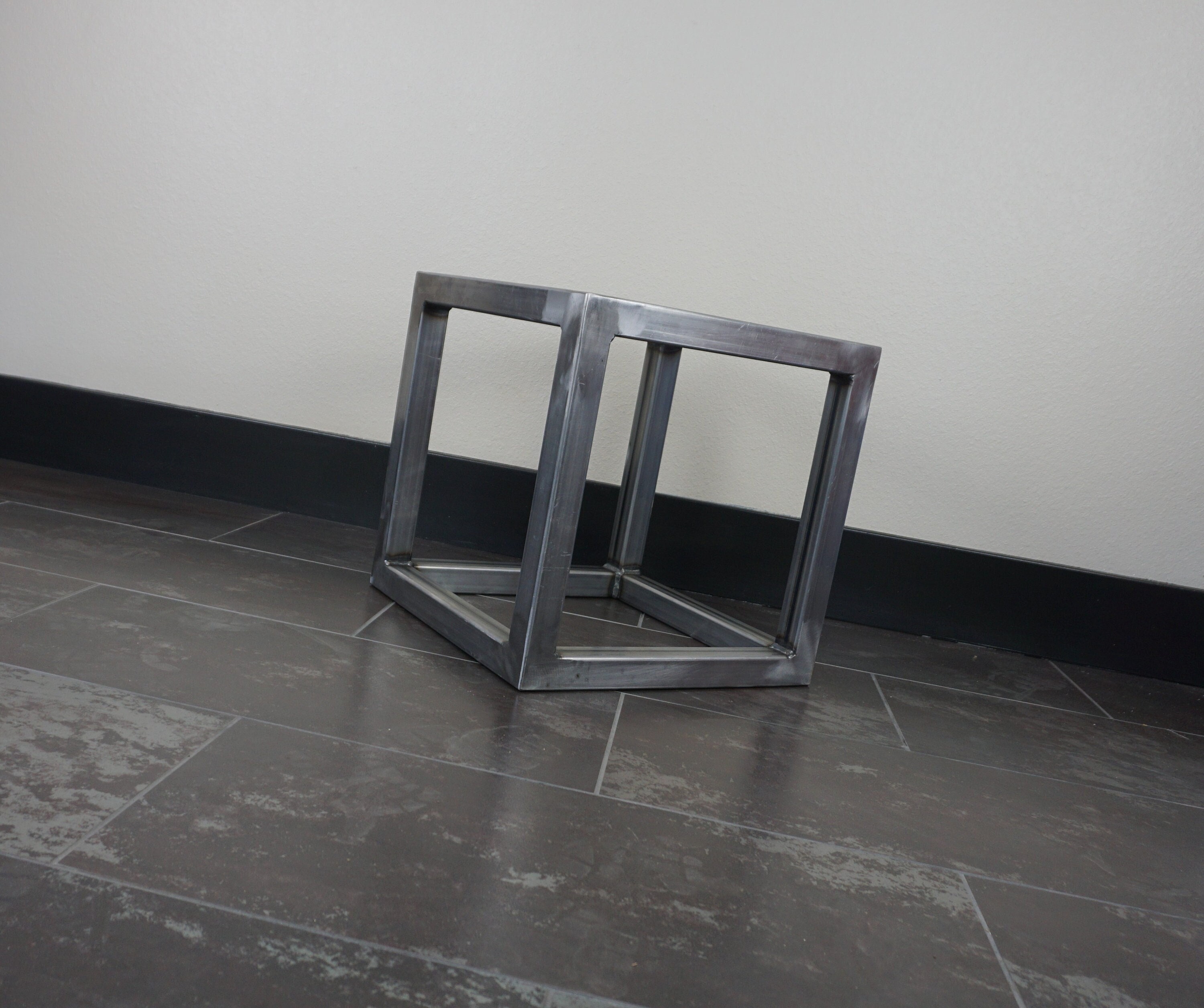 Cube Metal Table Base - Etsy