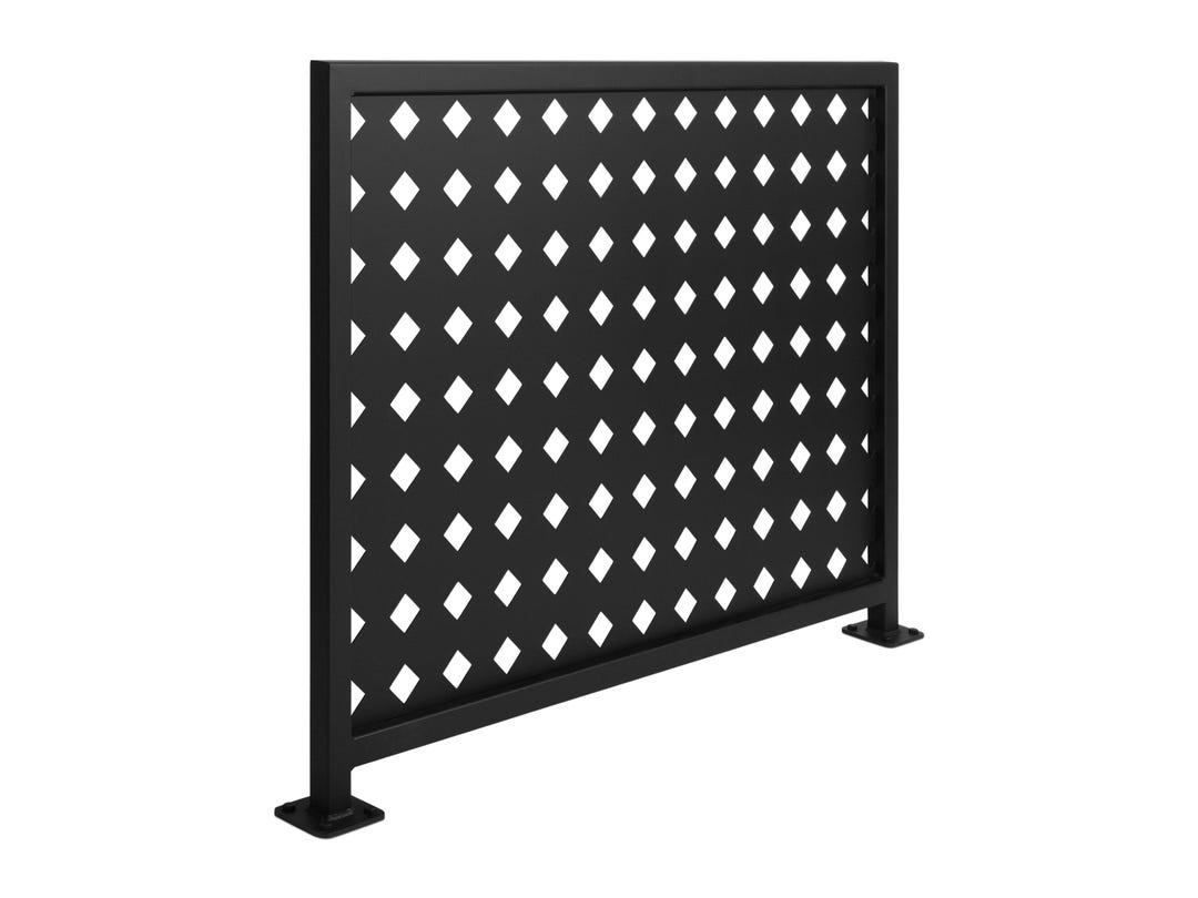 Diamond Design Model 1 Wrought Iron Metal Handrail Balcony Railings ...