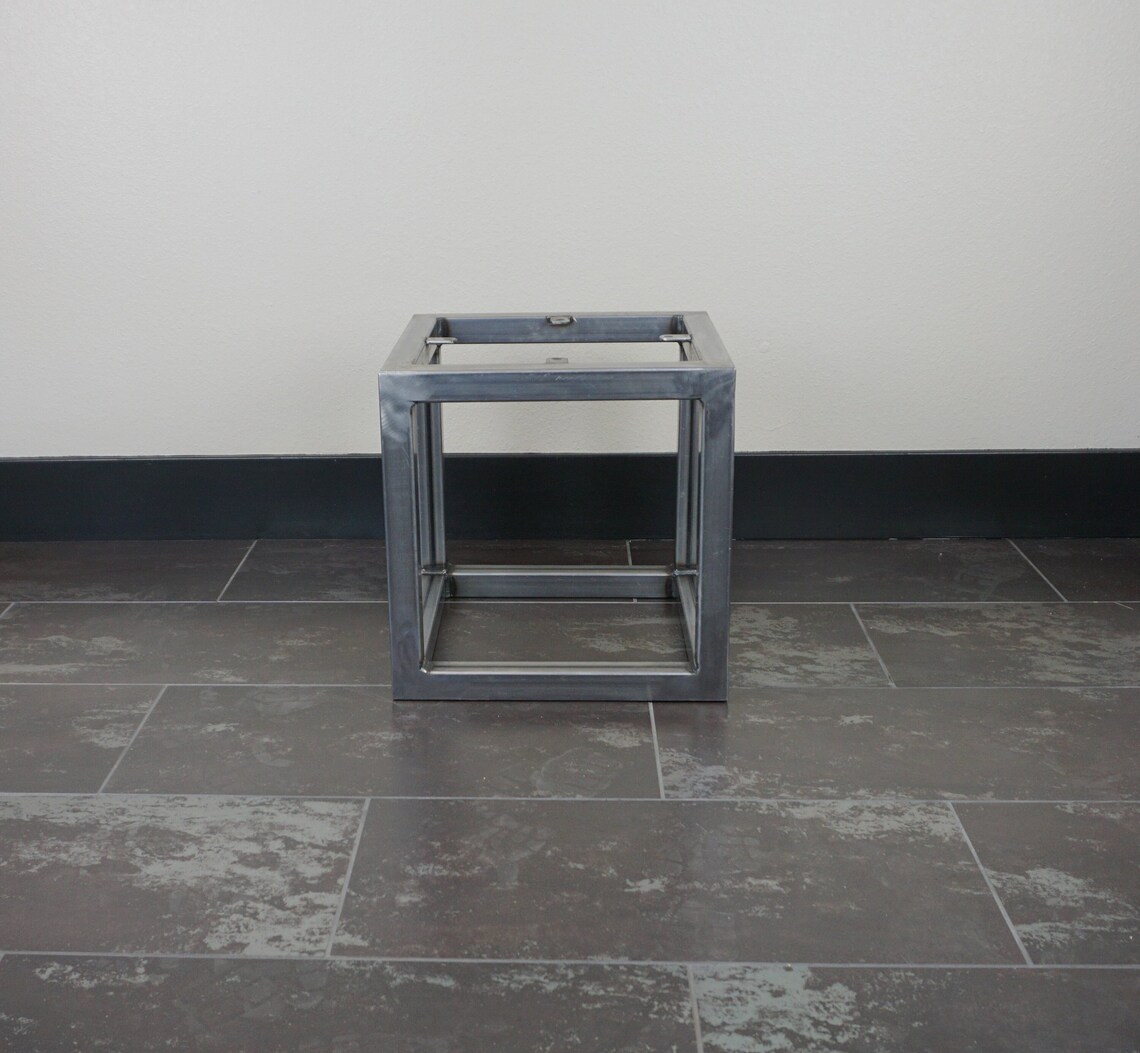 Cube Metal Table Base - Etsy