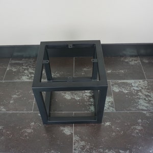 Steel / Metal / Iron / Cube Table Base - Etsy