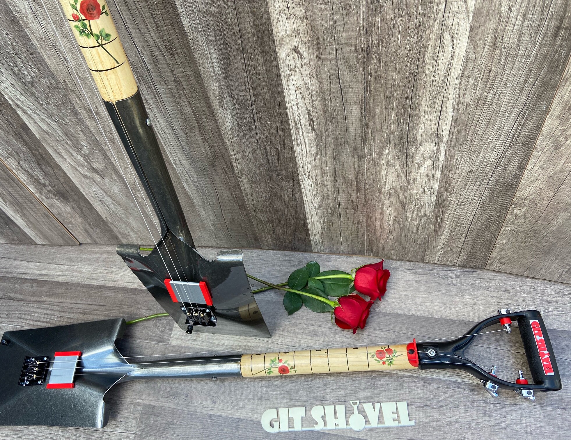 The Rose Shovel Guitar by Git Shovel - Etsy