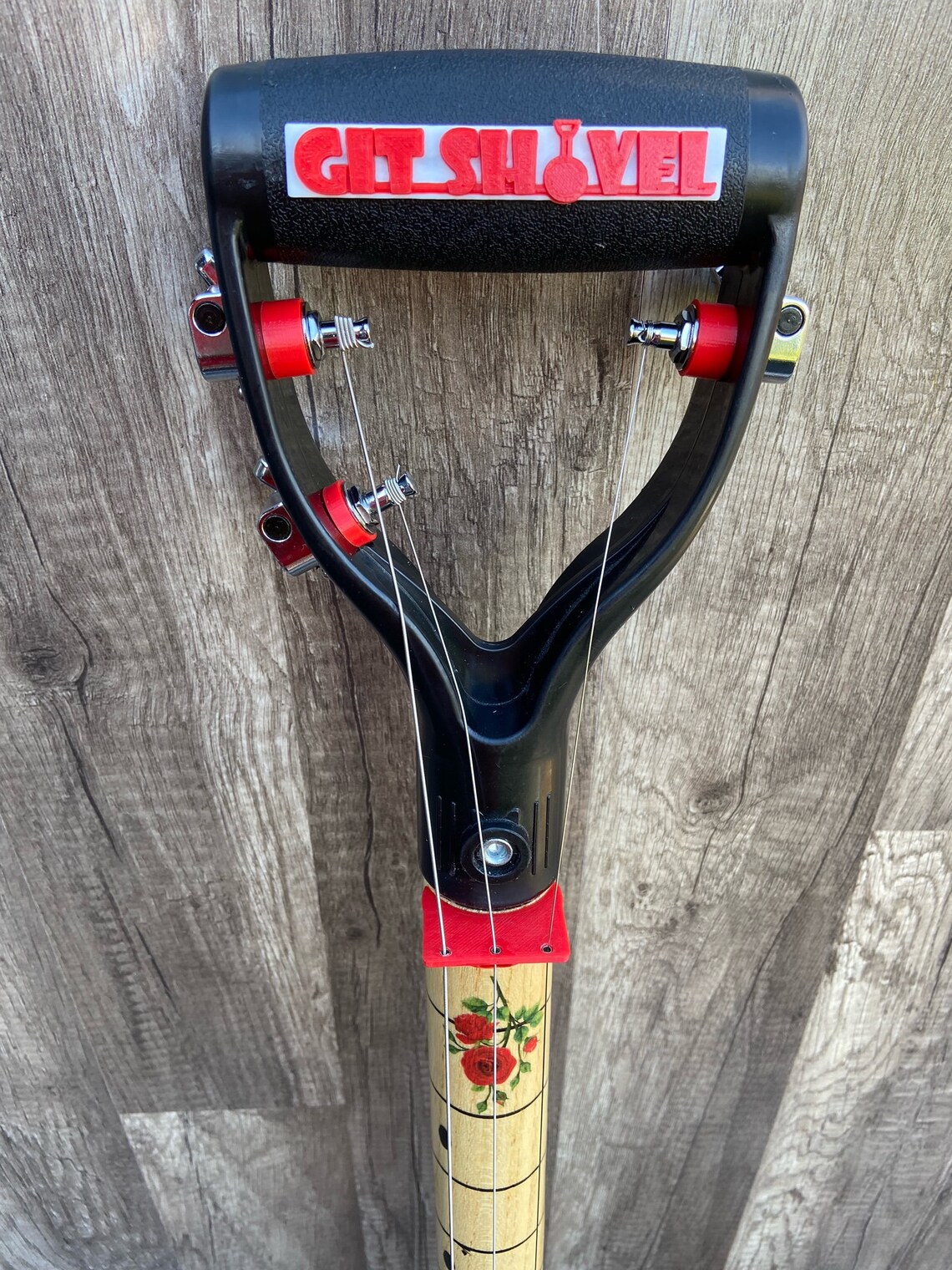 The Rose Shovel Guitar by Git Shovel - Etsy