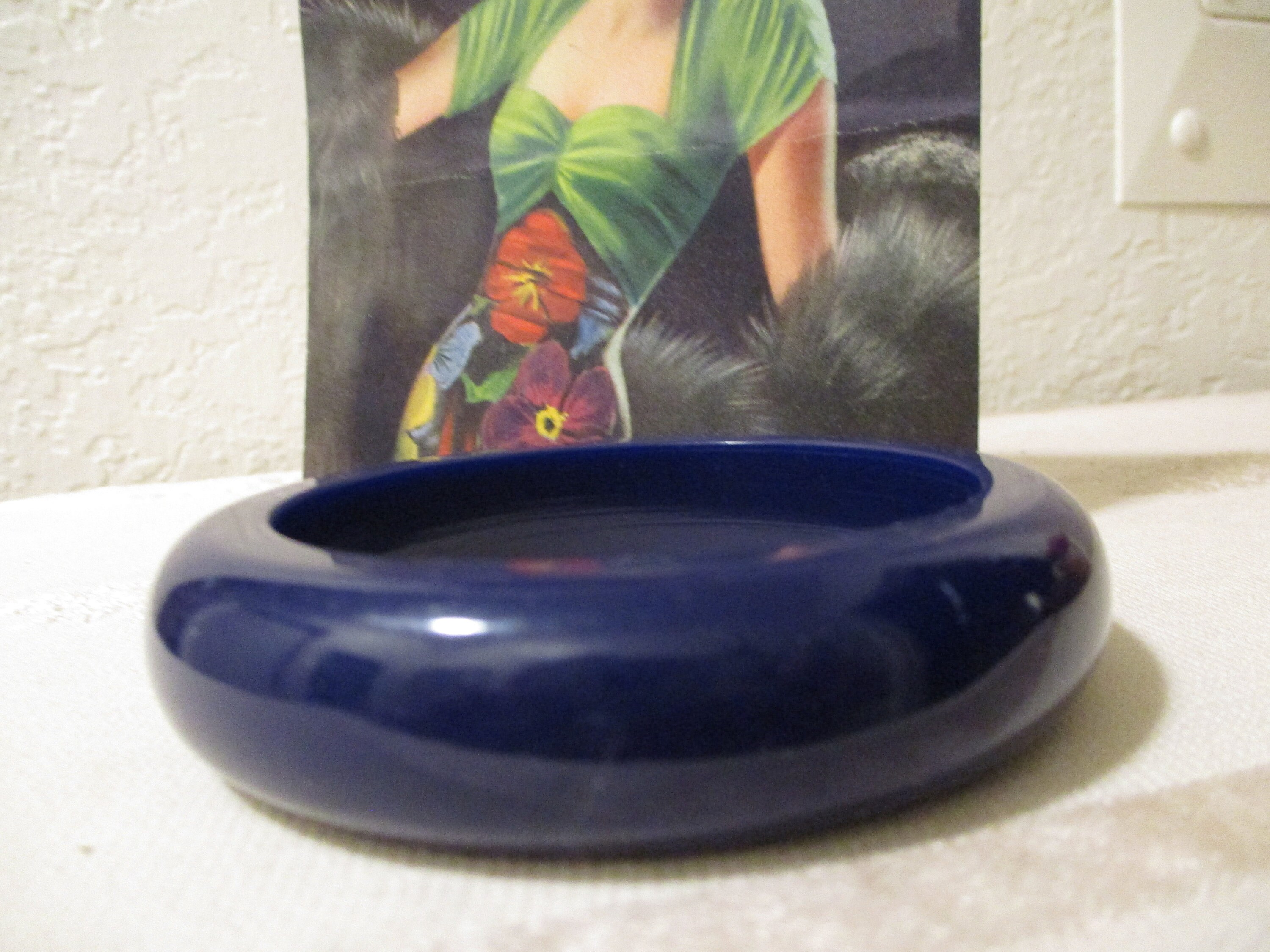 RARE Vintage Circa 1930s Navy Blue 'chunky' Bakelite Bangle - Etsy
