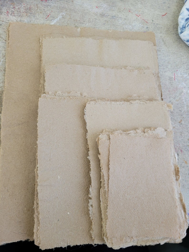 Cardboard Only-handmade Paper Sheets, Recycled Paper Pack, Eco-friendly ...