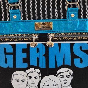 Germs Punk Rock Glitter Vinyl Shoulder Bag - Etsy