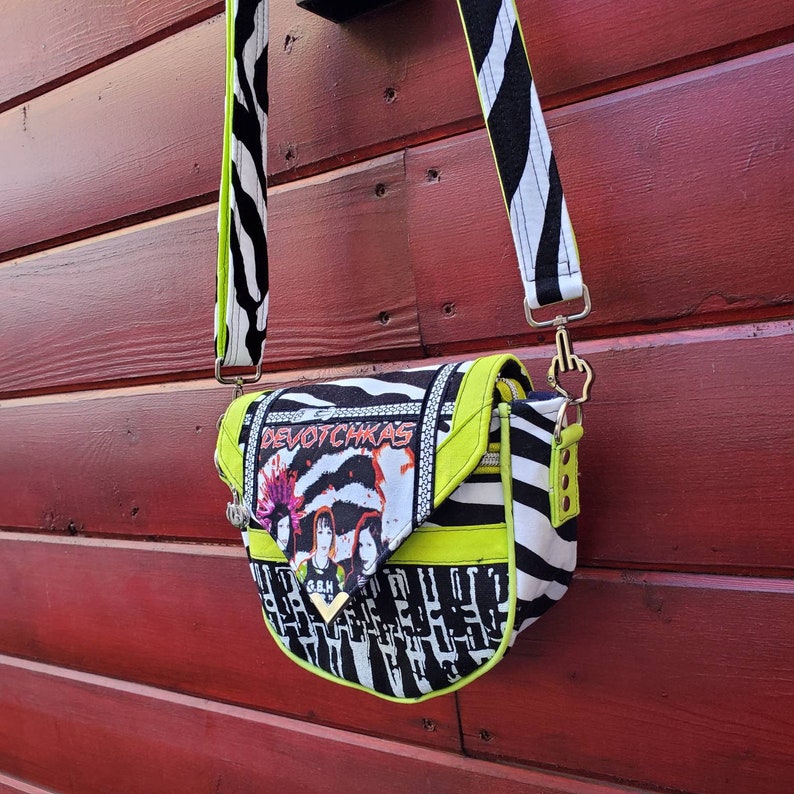 Devotchkas Punk Rock Zebra Purse - Etsy