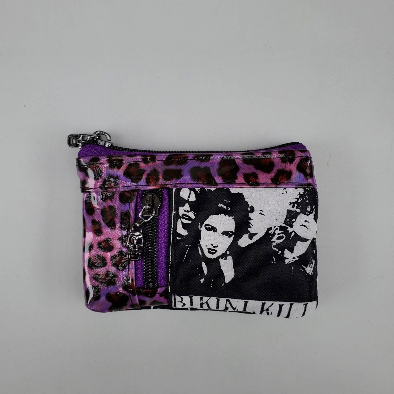 Punk Rock Leopard Print Wallet - Etsy