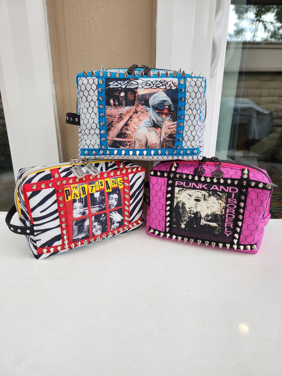 Punk Rock Organizer Pouch | Partisans | Punk & Disorderly | Dystopia - Etsy