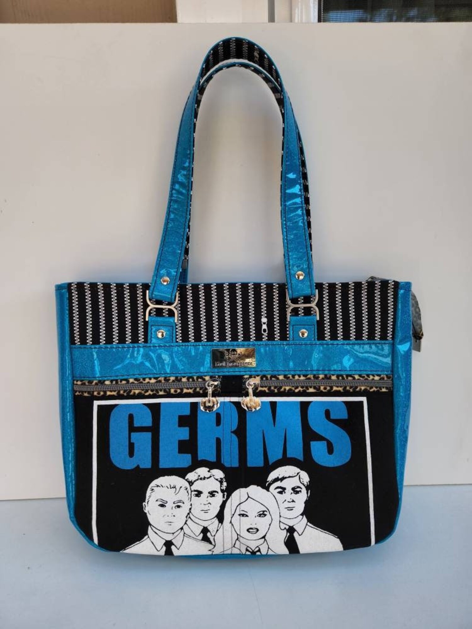 Germs Punk Rock Glitter Vinyl Shoulder Bag - Etsy
