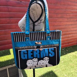 Germs Punk Rock Glitter Vinyl Shoulder Bag - Etsy
