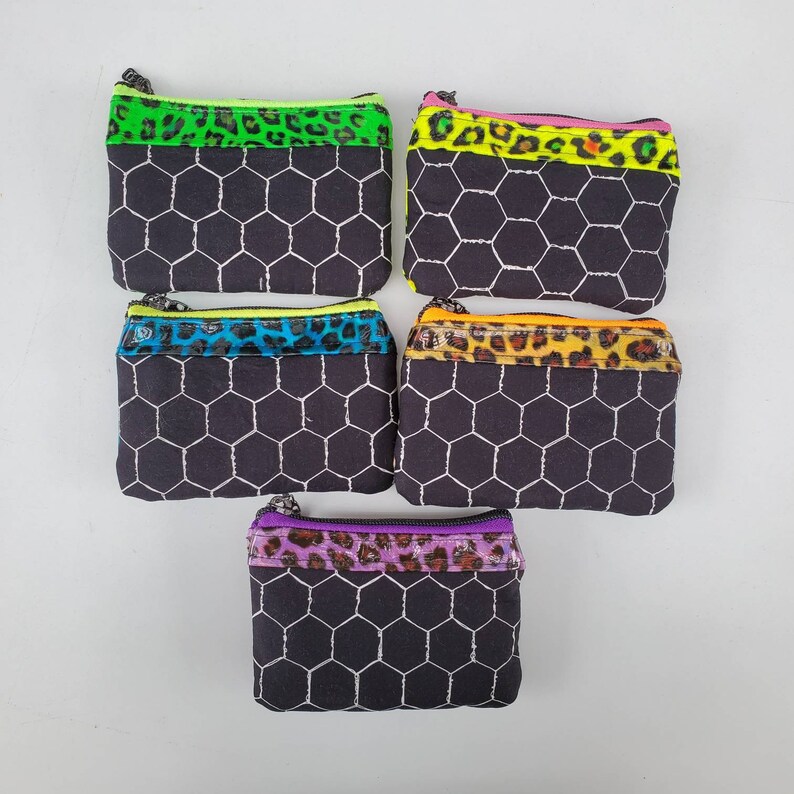 Punk Rock Leopard Print Wallet - Etsy