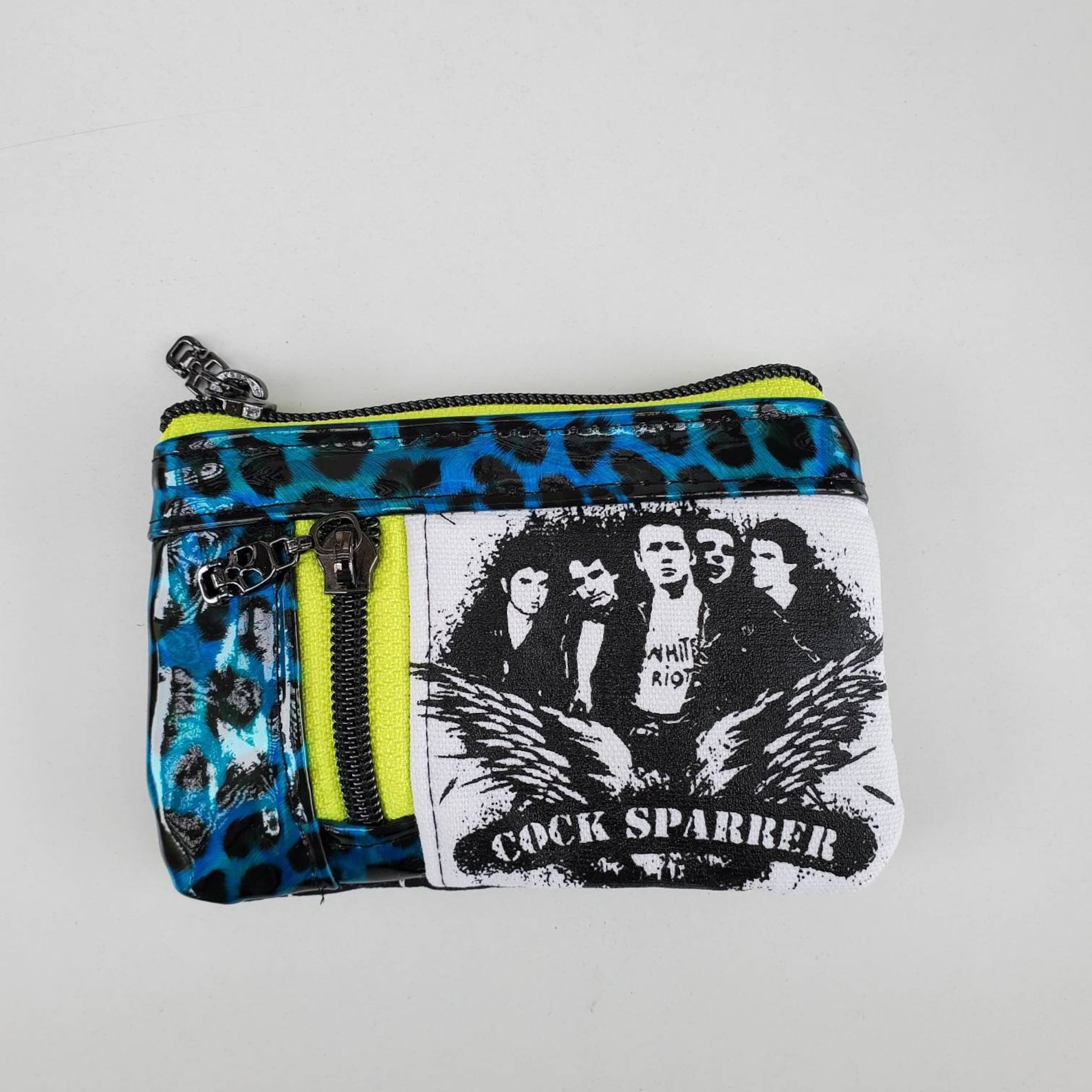 Punk Rock Leopard Print Wallet - Etsy