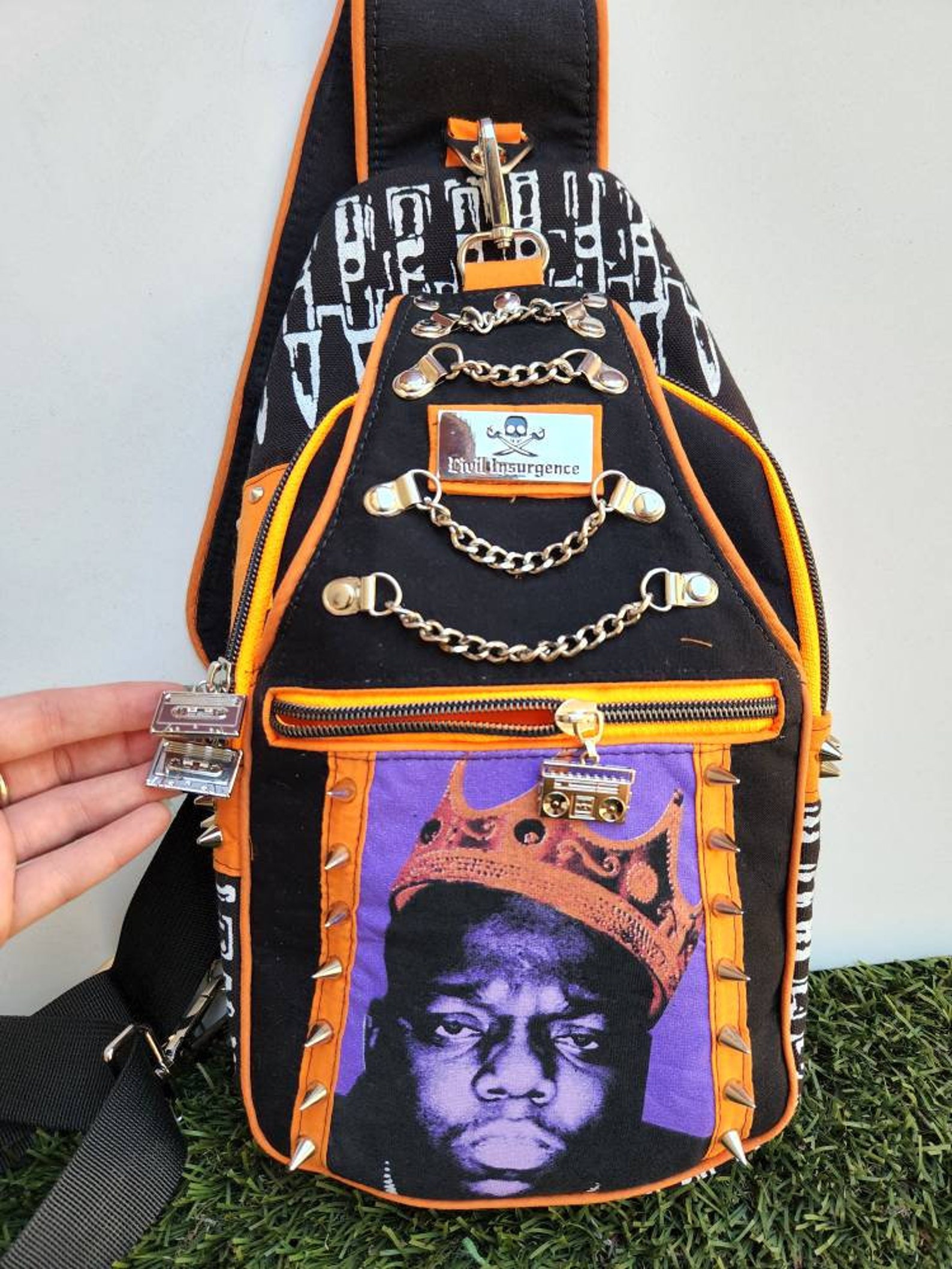 Biggie Smalls Notorious BIG Sling Backpack - Etsy