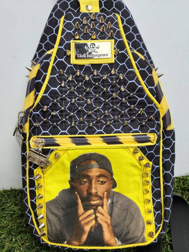 Tupac Shakur Sling Backpack - Etsy