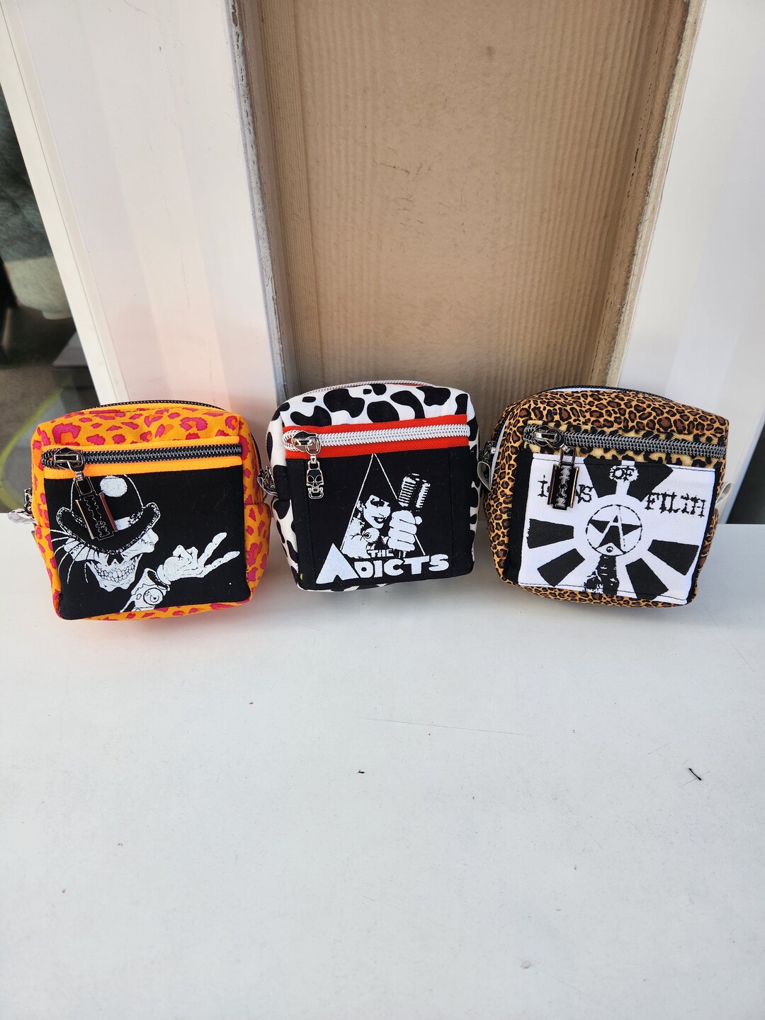 Punk Rock Double-zipper Mini Pouch | Lower Class Brats | Adicts | Icons ...