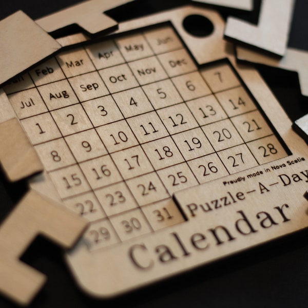 Wooden Calendar - Etsy