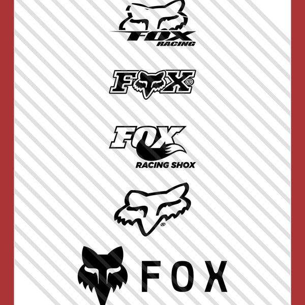 Fox Racing Svg - Etsy