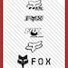 Pack Bundle Fox Logo Png, Svg, Pdf - Etsy