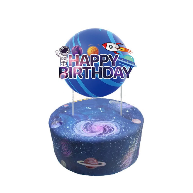 Outer Space Astronaut Disposable Tableware Party Dinnerware Bithday ...