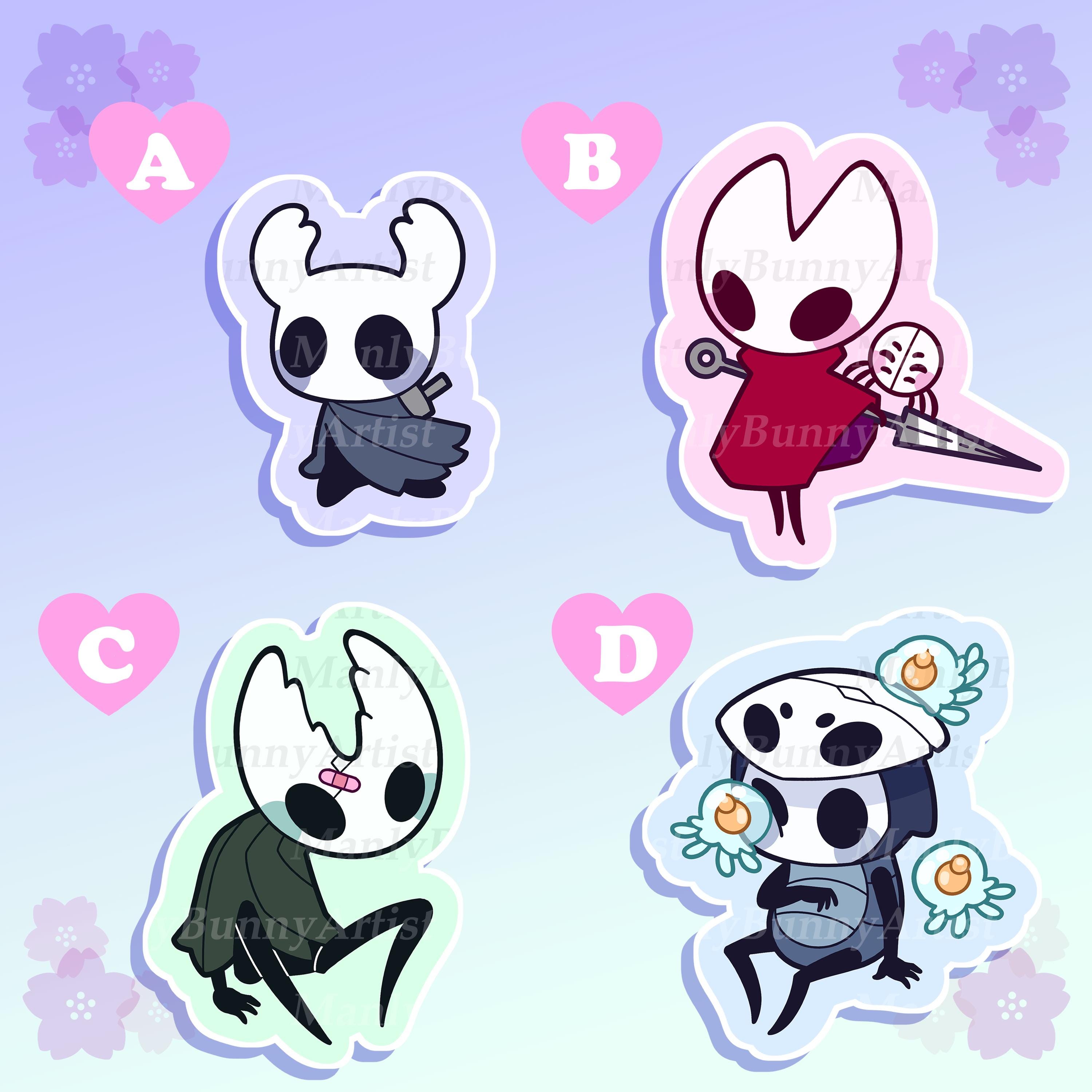 Hollow Knight Inspired Vinyl Stickers | Little Hallownest - Etsy
