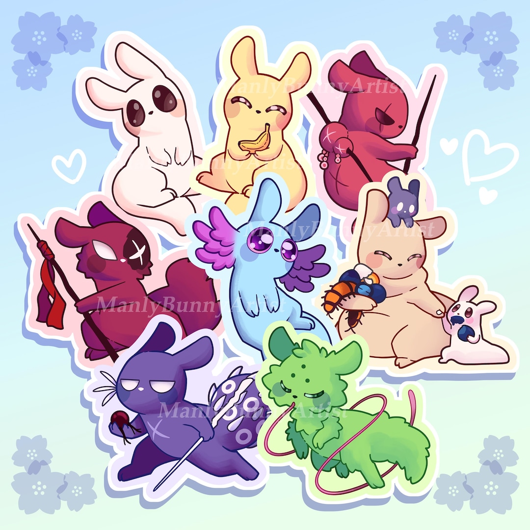 Rain World Inspired Stickers | Slugcats - Etsy