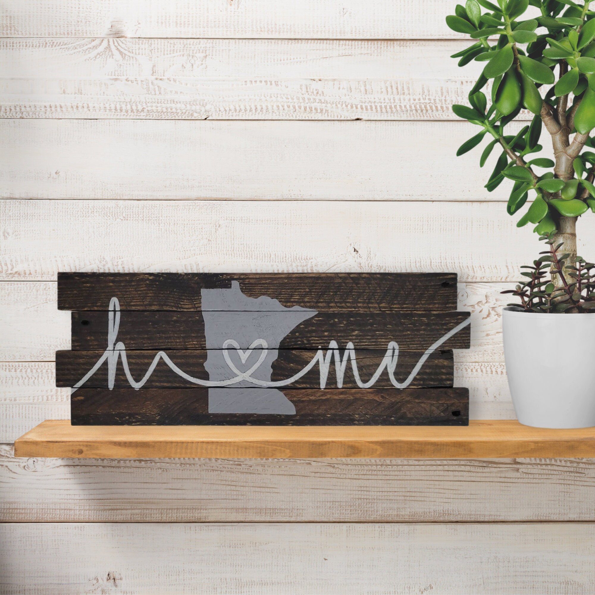 Minnesota Pallet Sign Reclaimed Wood Sign First Home Gift - Etsy