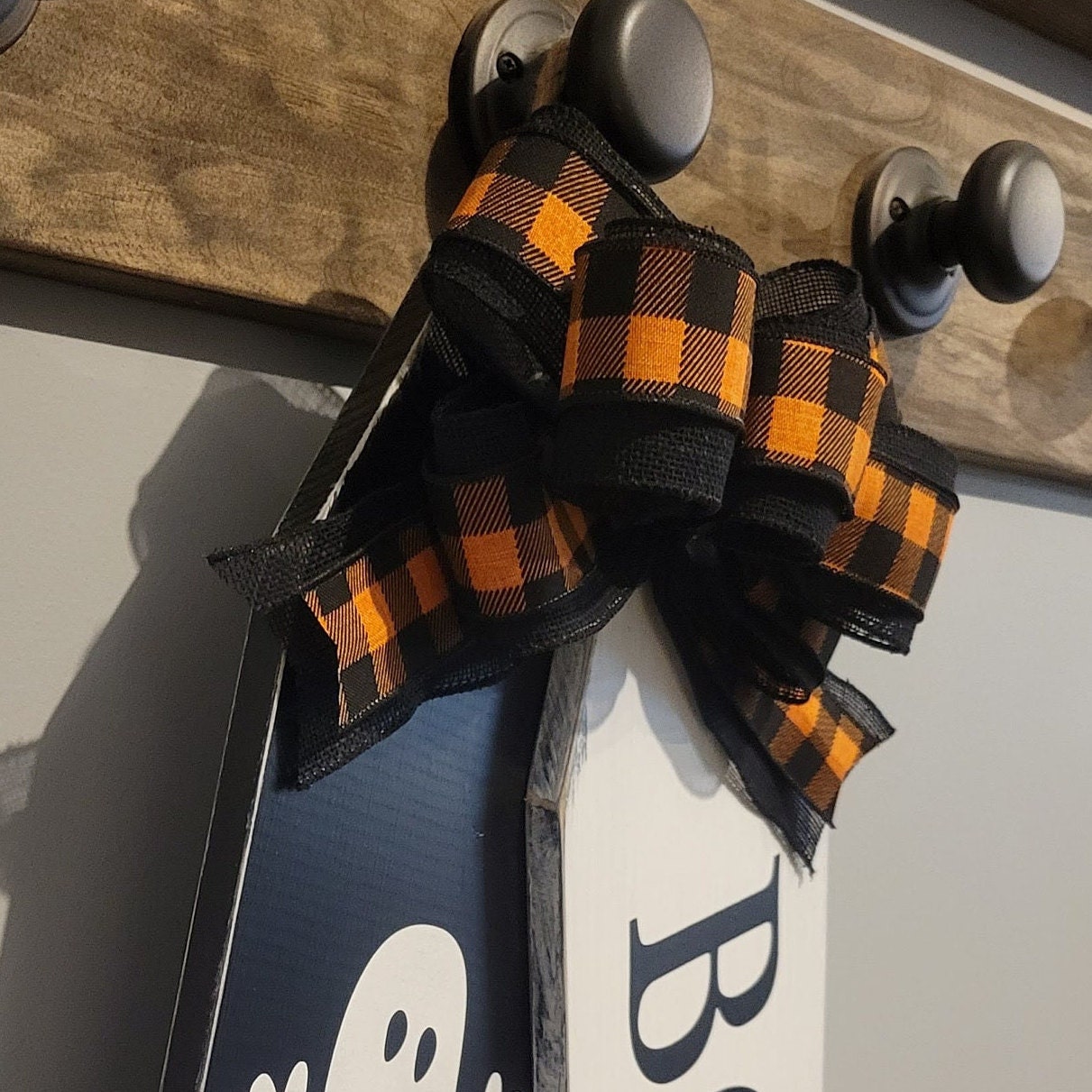 Boo Welcome Sign Door Tags for Front Door / Halloween Farmhouse Decor ...