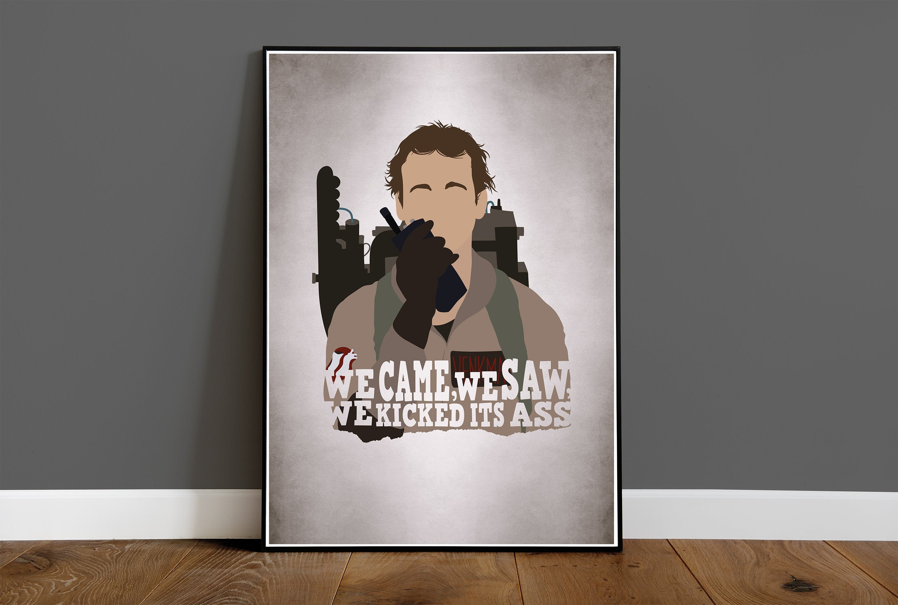 Ghostbusters Peter Venkman Typography Quote Poster | Etsy
