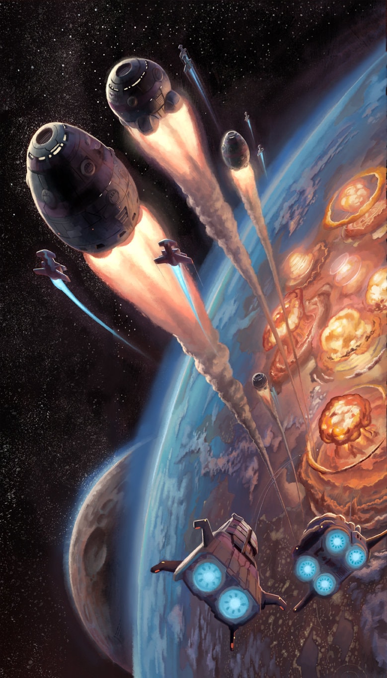 Falling From Fire Nuke It From Orbit | Etsy