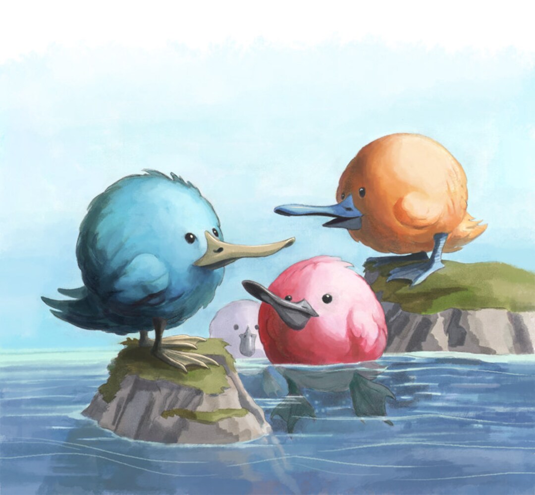 Puff Ducks Cute Little Ball of Feathers - Etsy