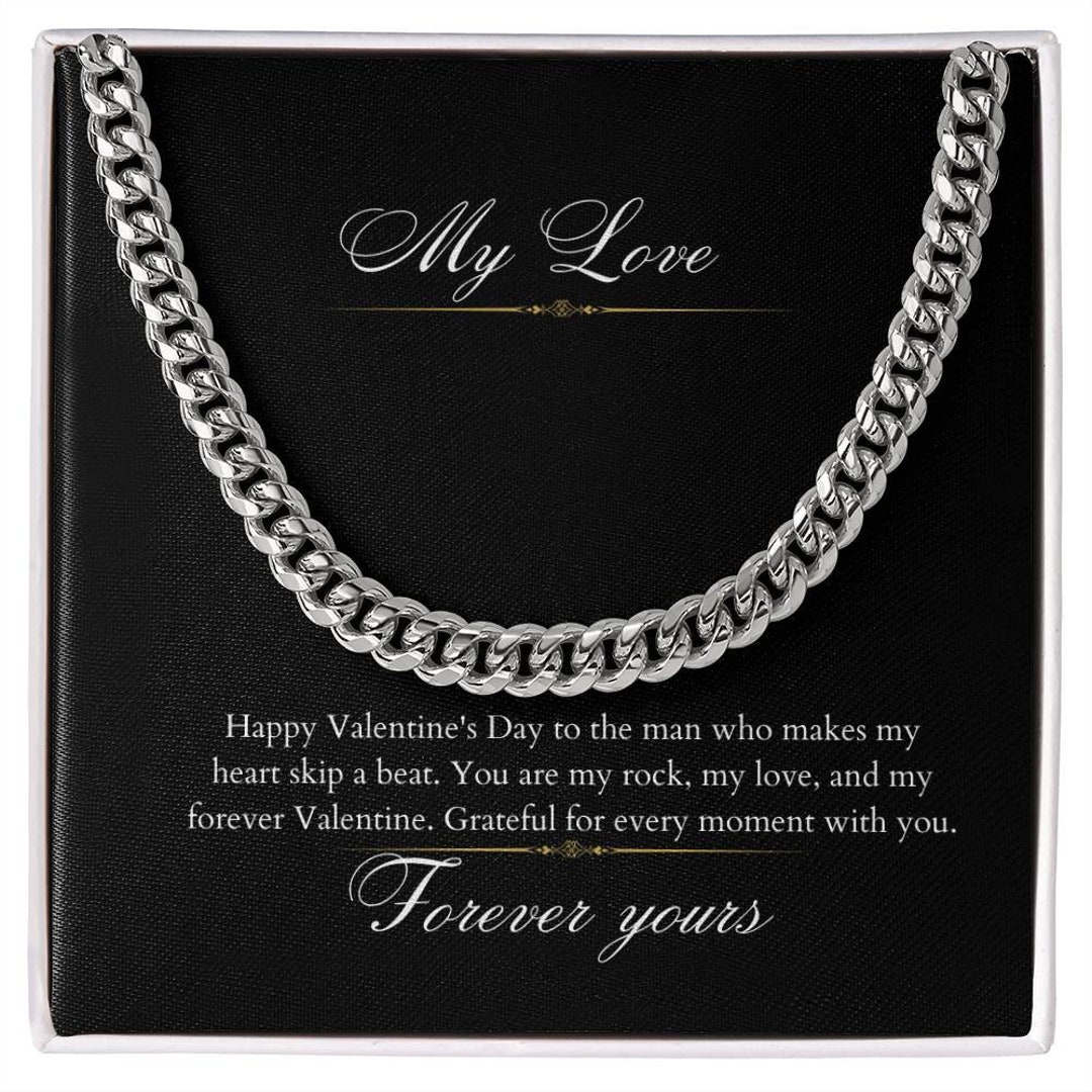 Personalized Cuban Link Chain OREO LUX BOX Length Extension - Etsy