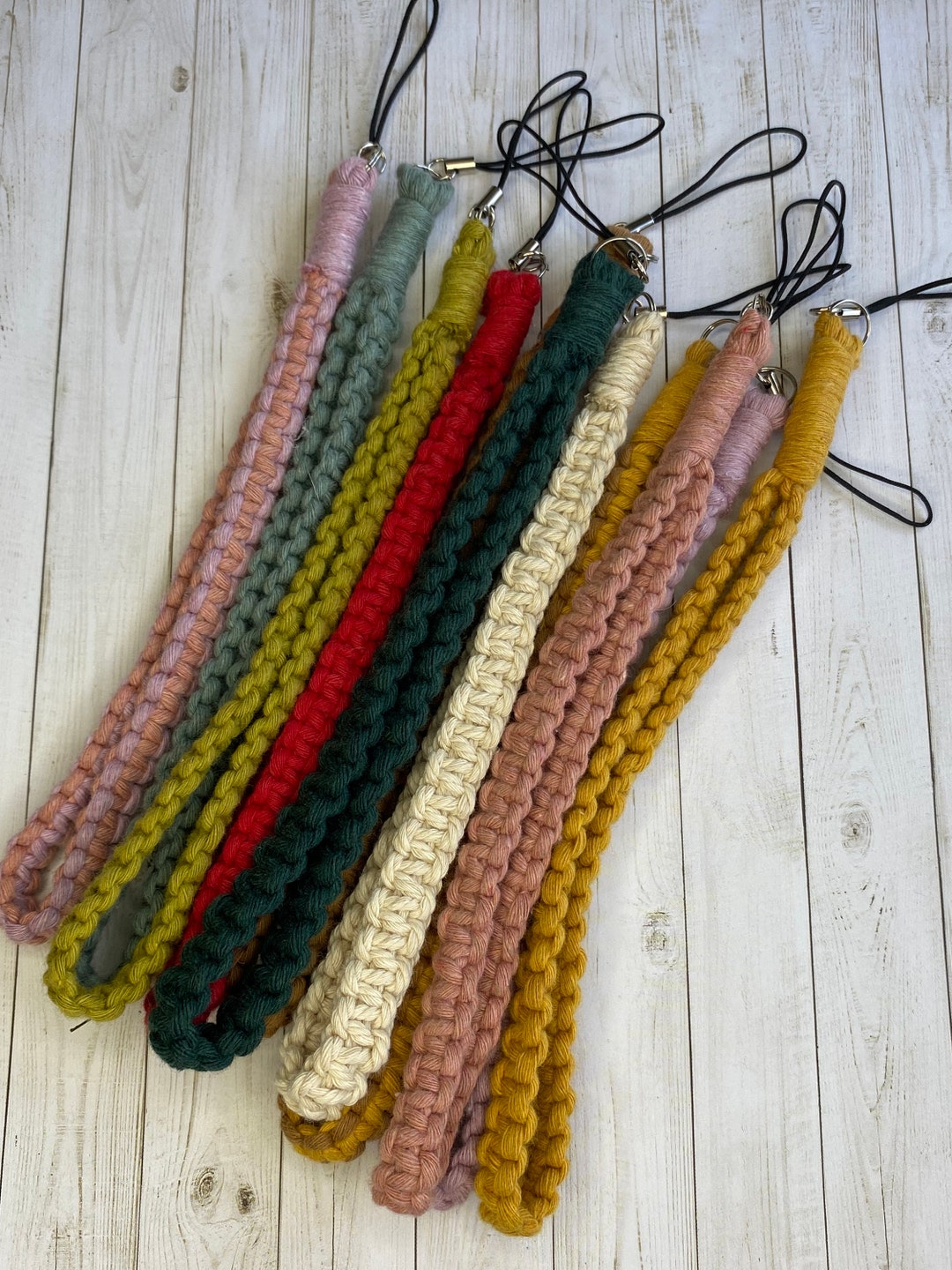 Macrame Phone Strap Phone Charm Wristlet Phone Accesories - Etsy