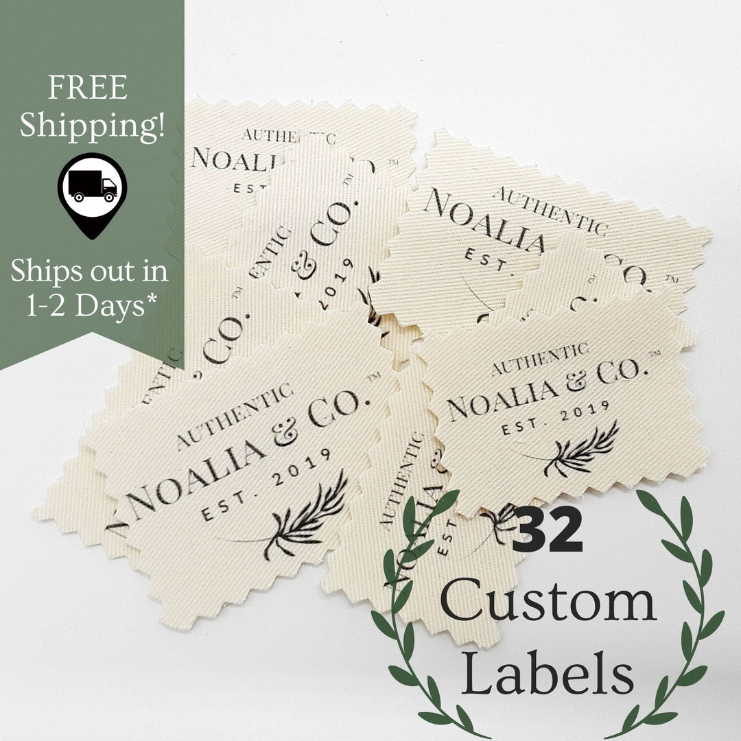 Custom Fabric Labels, Custom Twill Fabric Labels, Custom Clothing Tags ...