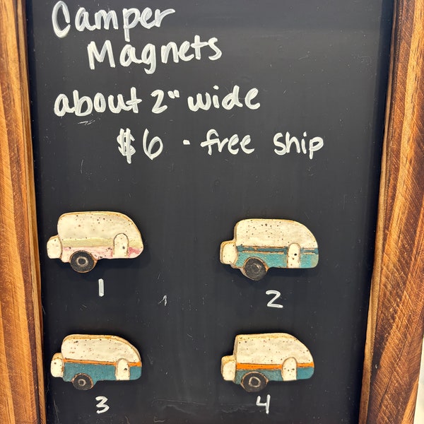 Vintage Camper Magnet - Etsy