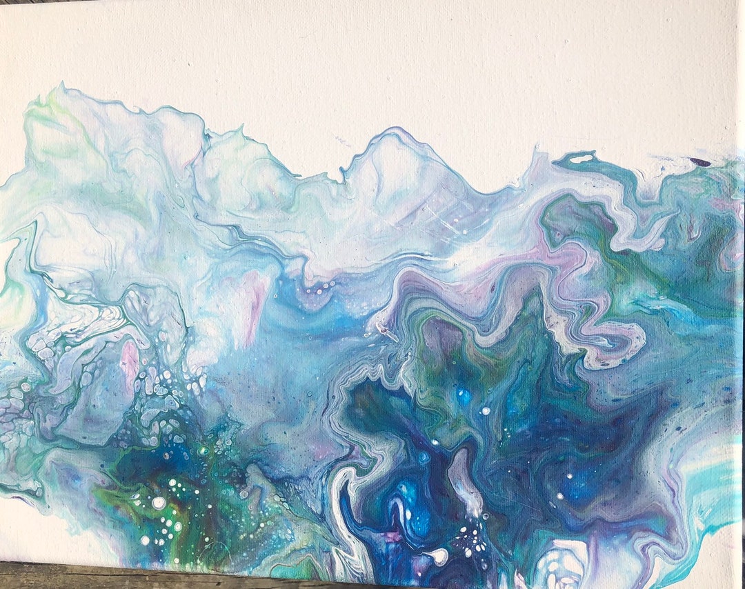 Dutch Technique Paint Pour Art - Etsy