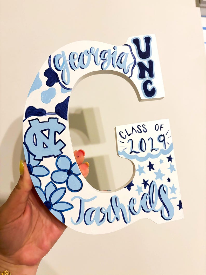 Custom College Wooden Letter, Sorority Dorm Decor - Etsy