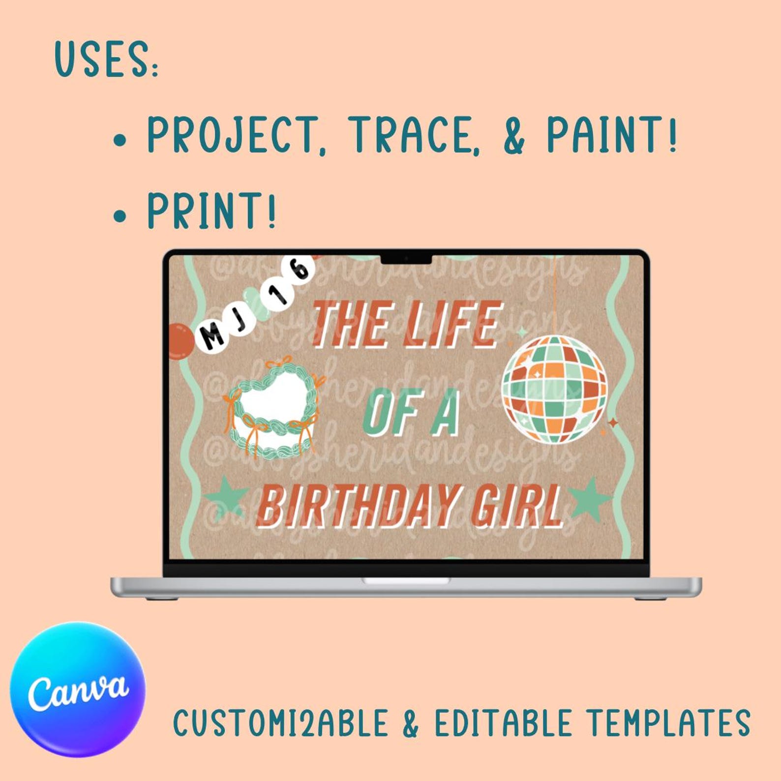 Taylor Swift Birthday Banner Template, Customizable Party Decor ...