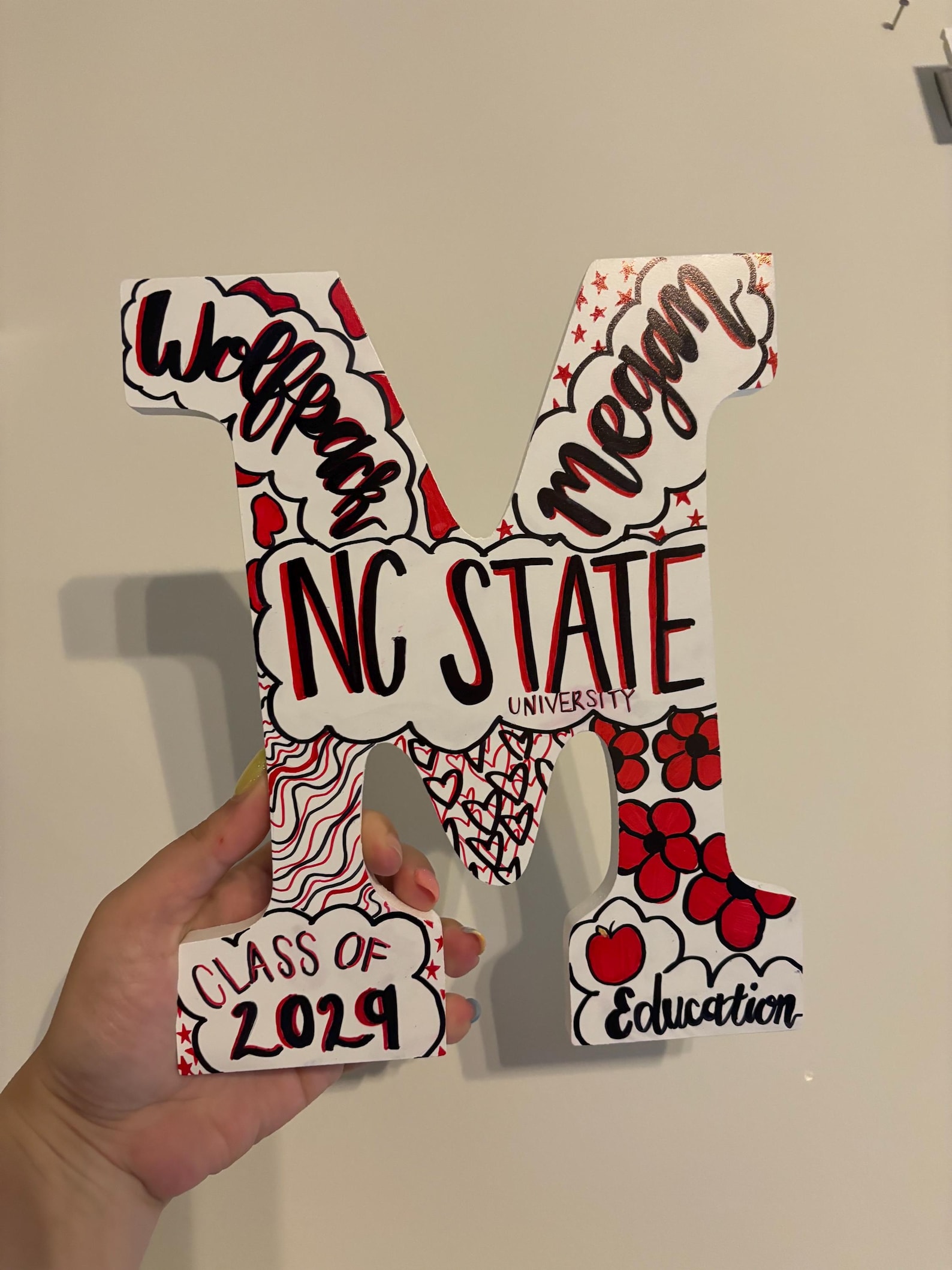 Custom College Wooden Letter, Sorority Dorm Decor - Etsy