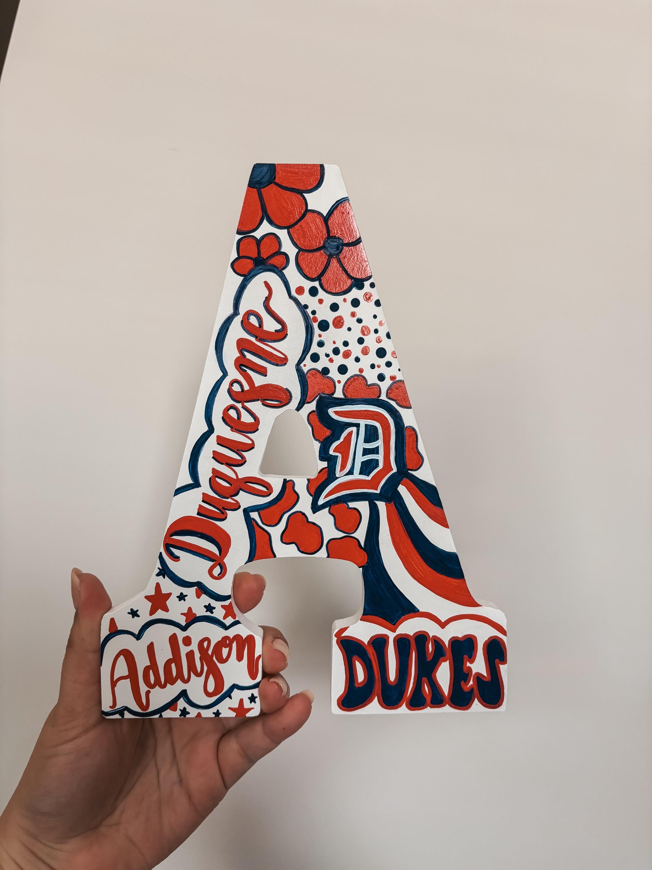 Custom College Wooden Letter, Sorority Dorm Decor - Etsy